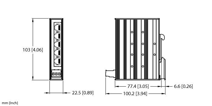 Interruptor Ethernet no gestionado - 5 puertos de 1000 Mbit