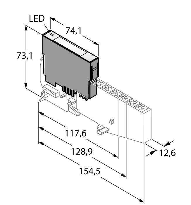 módulo electrónico BL20 - 2 entradas analógicas, HART