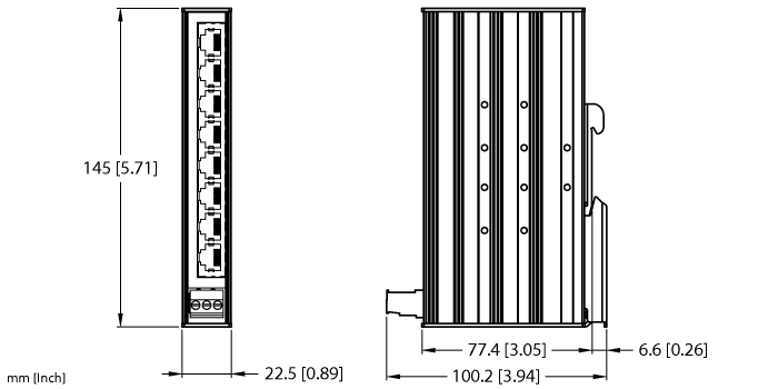 Interruptor Ethernet no gestionado - 8 puertos de 1000 Mbit